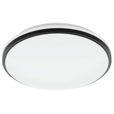 EGLO Pinetto IP44 Flush Mounted Minimalistic Ceiling Light | DIY at B&Q