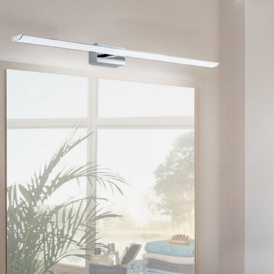 Eglo Tabiano-Z Chrome Steel Smart Control Colour Changing LED Mirror ...