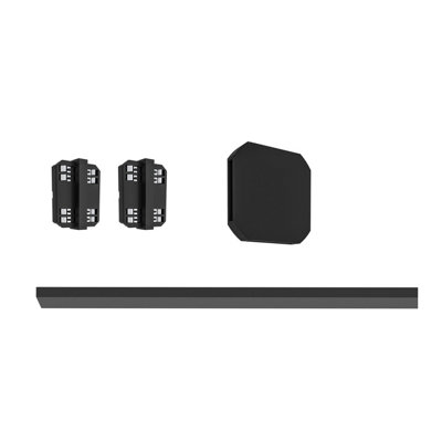 EGLO Track Plus Modular Low-Voltage Black Rail Lighting System WBS
