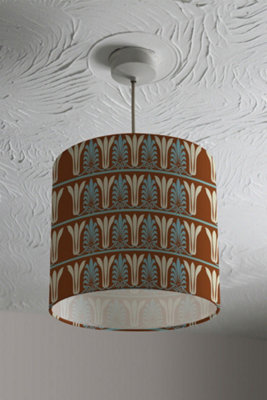 Egyptian Flower Ornament Pattern (Ceiling & Lamp Shade) / 25cm x 22cm ...