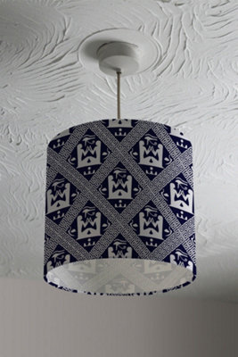 Egyptian Hieroglyphs in Navy (Ceiling & Lamp Shade) / 25cm x 22cm ...