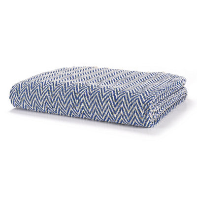 EHC Cotton Handwoven Reversible Single Sofa Throw Arm Chair Cover 125 x ...