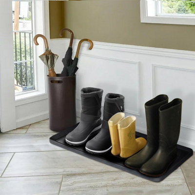 EHC Heavy duty Rubber Boot Tray Mat For Indoor/Outdoor, Home, Garden ...