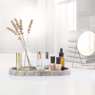 EHC Natural Marble, Bathroom Vanity Tray, Tray Bathroom, Decorative ...
