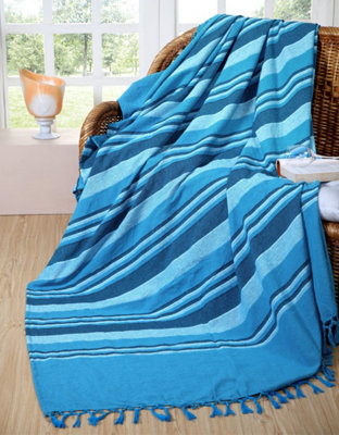 EHC Soft & Lightweight Indian Kerala Pattern Striped Cotton King Size ...