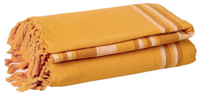 EHC Soft & Lightweight Indian Kerala Pattern Striped Cotton Single Bed ...