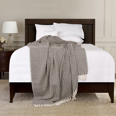 EHC Super Soft Cotton Large Throw Covers Upto 2-Seater Sofa or Double ...