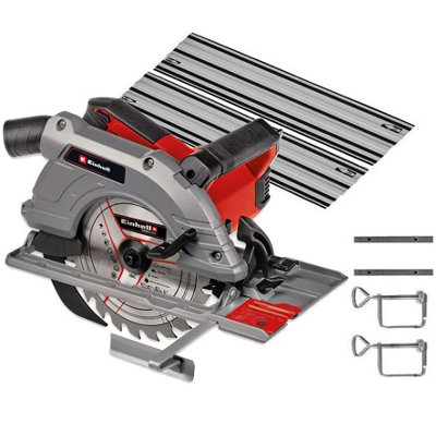 Einhell 190mm 7.5" Corded Circular Saw Handheld 1500W TE-CS + 2x1.0m ...