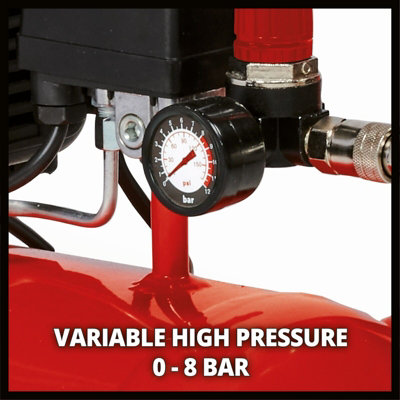 Buy Einhell 24 Litre 8 Bar Oil Lubricated Air Compressor TC-AC 190/24/8 ...