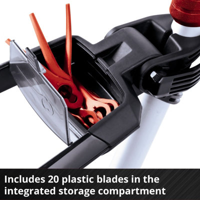Einhell 24cm Cordless Strimmer 18V Grass Trimmer With 20x Spare Blades ...