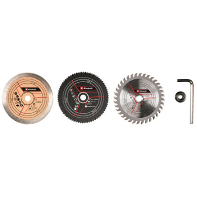 Einhell 3pc 89mm x 10 Circular Saw Blade Set