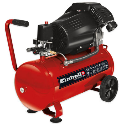Einhell Air Compressor 10 Bar 50L Tank - Powerful 2200W - TC-AC 420/50/10 V