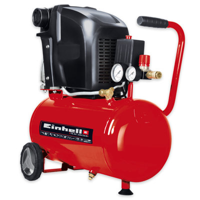 Einhell Air Compressor - 24 Litre Capacity - High Pressure 8 Bar (116 ...