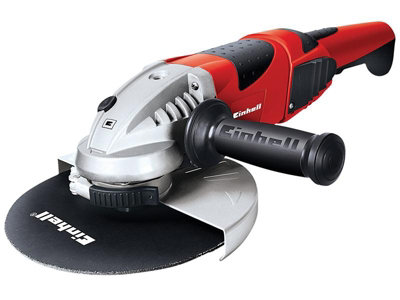 Einhell Angle Grinder 230mm Width Powerful 2000W With Softstart- Anti Vibration SoftGrip With 3 ...