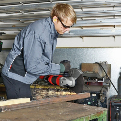 Einhell Angle Grinder 230mm Width Powerful 2000W With Softstart- Anti Vibration SoftGrip With 3 ...