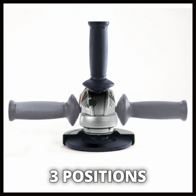 Einhell Angle Grinder 230mm Width Powerful 2000W With Softstart- Anti Vibration SoftGrip With 3 ...