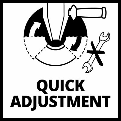 Einhell Angle Grinder 230mm Width Powerful 2000W With Softstart- Anti Vibration SoftGrip With 3 ...