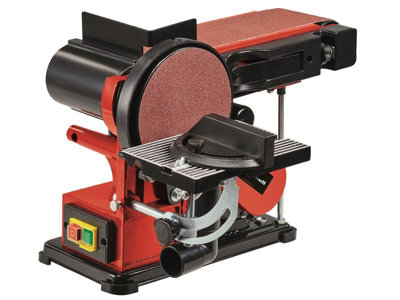 Einhell Belt And Disc Sander - Includes G80 Sanding Belt & Paper - With ...