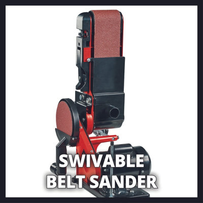Einhell Belt And Disc Sander - Includes G80 Sanding Belt & Paper - With ...