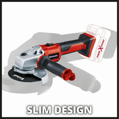 Einhell Cordless Angle Grinder 115mm 18V Brushless Power X-Change AXXIO ...