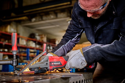 Einhell Cordless Flat Nose Angle Grinder 18V 125mm Brushless ...
