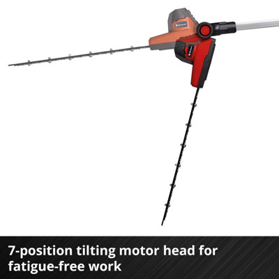 Einhell Cordless High Reach Hedge Trimmer 41cm 18V Power X-Change Pole ...