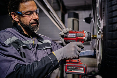 Einhell Cordless Impact Driver Wrench 400Nm 18V Brushless Power X Change Hex Adapter Set Wrench IMPAXXO