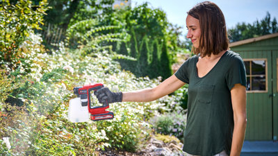 Einhell Cordless Pressure Sprayer 18V Power X-Change Handheld Weed ...