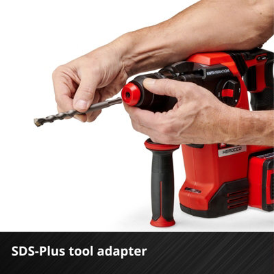 Einhell Cordless Rotary Hammer Drill 36V 3.2J Power X-Change With Carry ...