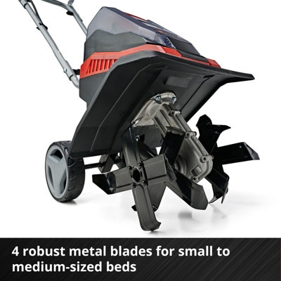 Einhell Cordless Twin 18v/36v Tiller Cultivator Rotavator + X2 4AH ...