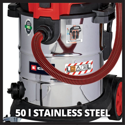Einhell Electric Wet And Dry Vacuum Cleaner 50L Tank 1600W With Blowing ...
