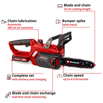 Einhell GE-LC 18Li Cordless Chainsaw 18V - Powerful & Efficient Cutting Tool
