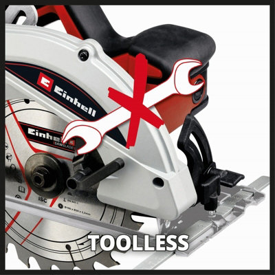 Einhell Handheld Circular Saw 190mm 1410W LED Work Light Dust ...