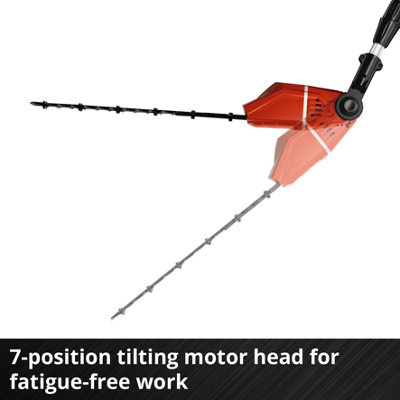 Einhell High Reach Hedge Trimmer 18V With Harness Adjustable Height ...