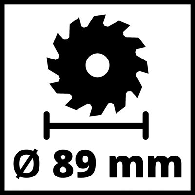 Einhell Mini Circular Saw 89mm Blade Width 3 Blades Included Powerful ...