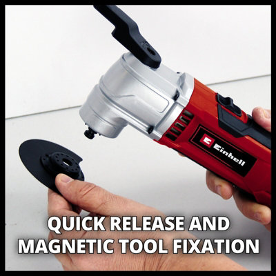 Einhell Multi Tool With 12 Piece Accessory Set 300W Corded Electric ...