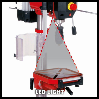 Einhell Pillar Drill 750W Height Adjustable Bench Drill With Table Tilt ...