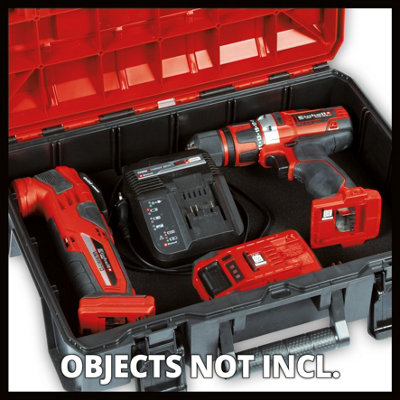 Einhell Power Tool Storage Case Stackable Up To 25kg Load Incl Foam - System Carrying Case E ...
