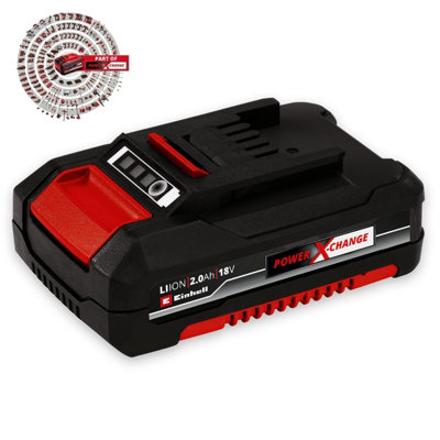 Einhell Power X Change 18v Lithium Ion 2.0ah Battery PX-BAT2 EINPXBAT2 ...