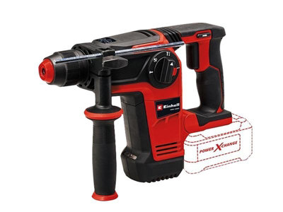 Einhell Power X-Change Cordless Rotary Hammer 2.6J - Brushless Motor ...