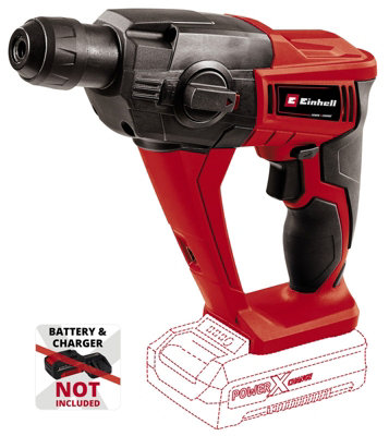 Einhell Power X-Change Cordless Rotary Hammer Drill 18V SDS+ With Carry ...