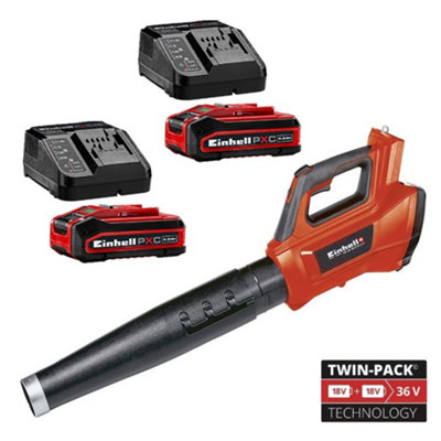 Einhell Professional 36v Twin 18v Leaf Blower GE-LB 36/210 Li PXC + X2 ...