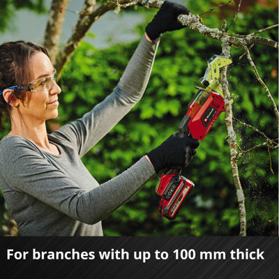 Einhell PXC Cordless Pruning Saw 10cm 18V Branch Cutter Power X-Change ...