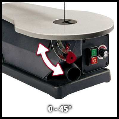 Einhell Scroll Saw 120w Electric Metal Working Table With Spare Blade Dust Extraction Facility