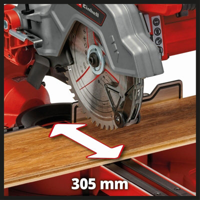 Einhell Sliding Mitre Saw 215mm Drag Crosscut 1600W Adjustable Cutting ...