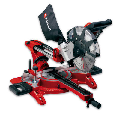 EINHELL SLIDING MITRE SAW 250MM DUAL BEVEL CROSSCUT 2350W WITH LASER ...