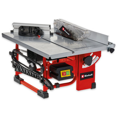Einhell Table Saw 200mm Blade Included Compact Design And 45 Degree Angle Adjustment With Chip