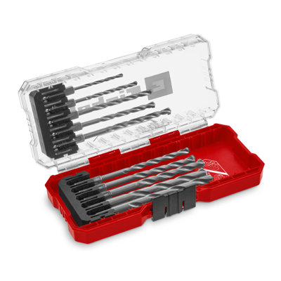 Einhell Universal Concrete Drill Bit Set 10 Pieces Masonry With S-CASE ...