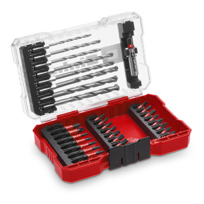 Einhell Universal Impact Drill Bit Set 33 Pieces Masonry With M-CASE ...