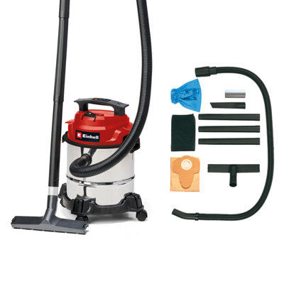 Einhell Wet And Dry Vacuum Cleaner 12L Stainless Steel 1250W With ...